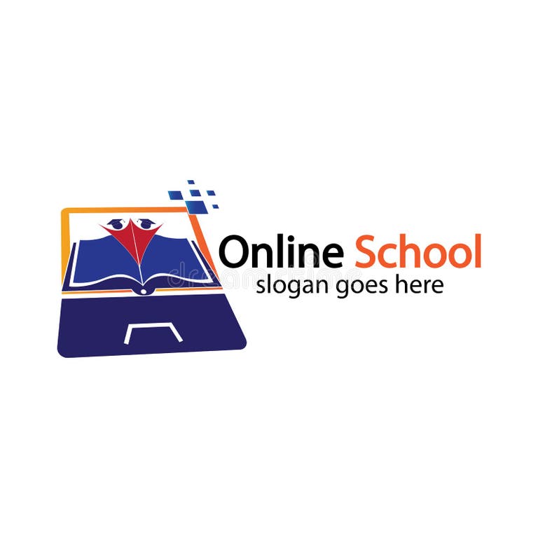 Online Education Logo Design Template. Online Course Logo Design Stock ...