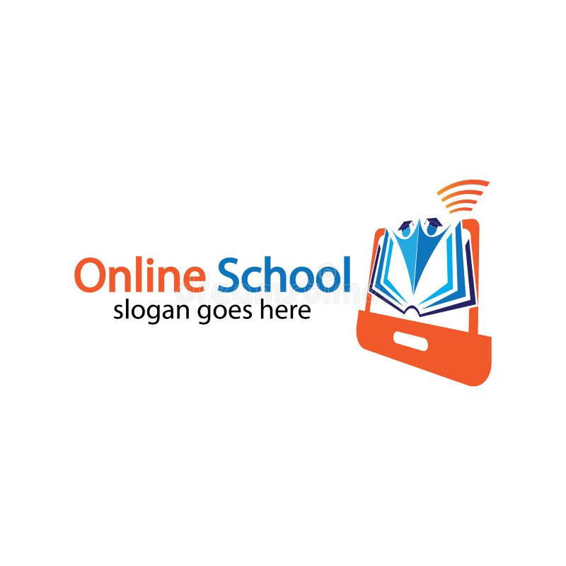 Online Education Logo Design Template. Online Course Logo Design Stock ...