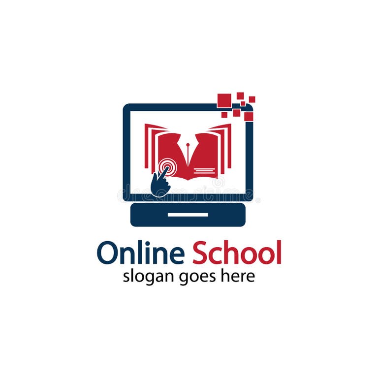 Online Education Logo Design Template. Online Course Logo Design Stock ...