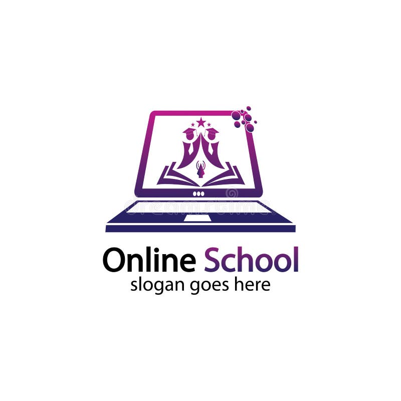 Online Education Logo Design Template. Online Course Logo Design Stock ...