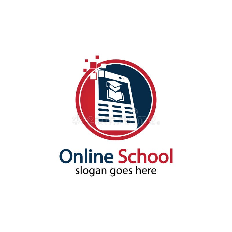 Online Education Logo Design Template. Online Course Logo Design Stock ...