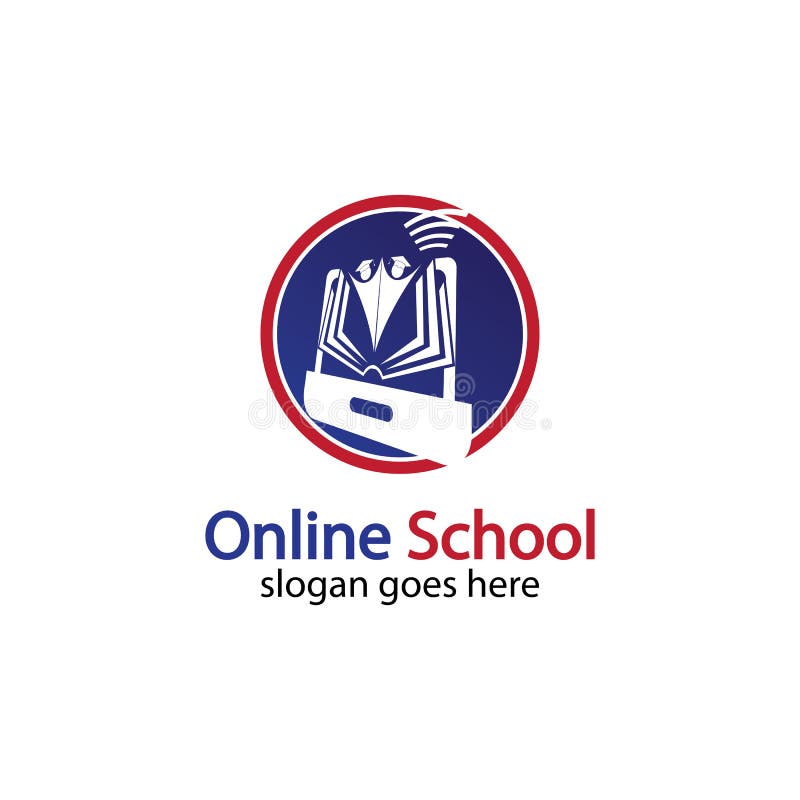 Online Education Logo Design Template. Online Course Logo Design Stock ...