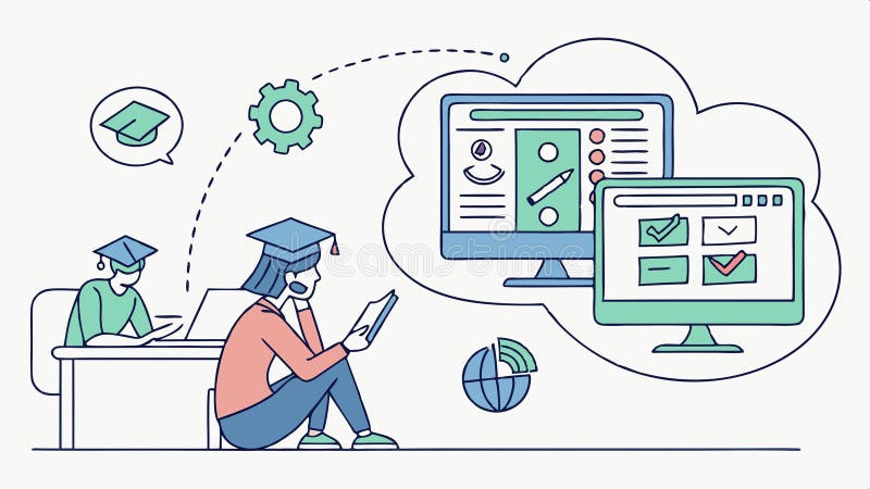 Online Education Platform, E,learning Interface, Digital Classroom ...