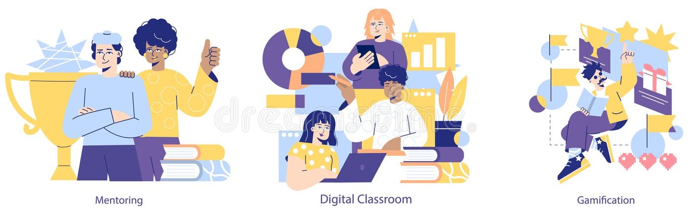 Classroom Engagement Stock Illustrations – 1,416 Classroom Engagement ...