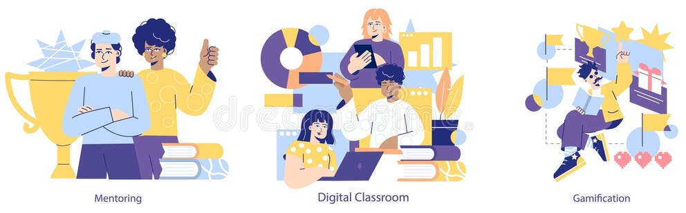 Classroom Engagement Stock Illustrations – 1,433 Classroom Engagement ...