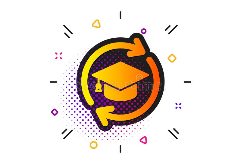 Continuing Education Icon. Online Education Sign. Vector Stock Vector ...