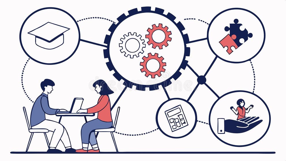 Online Education Teamwork, Virtual Learning and Digital Collaboration ...