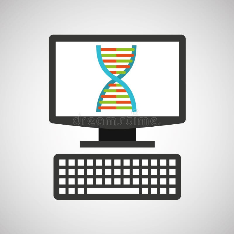 Online Education Technology Genetics Structure Stock Vector ...