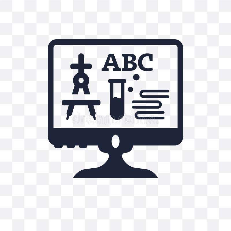 Online Education Transparent Icon. Online Education Symbol Design from ...
