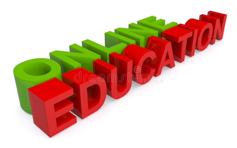 Online course on white stock photo. Image of electronic - 205137746