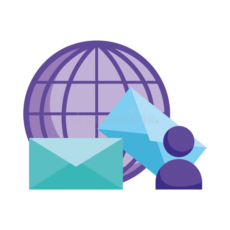 Online Education, World Email Message Avatar Design Stock Vector ...