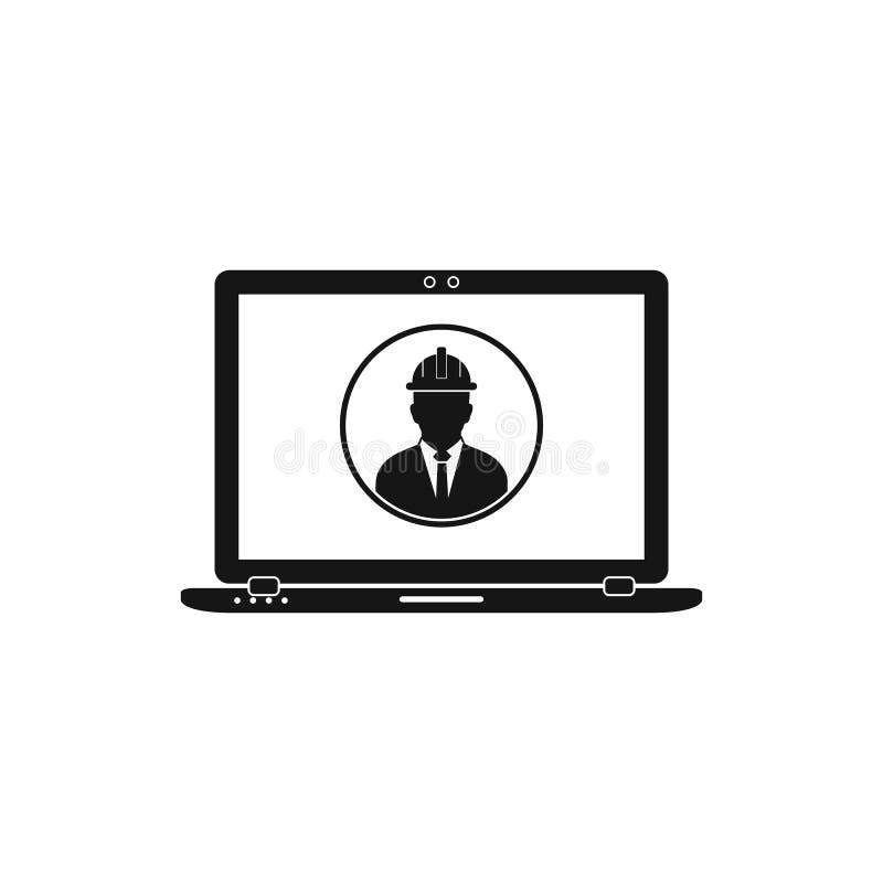 Online Engineering Servicing Help Icon Set. Stock Vector - Illustration ...