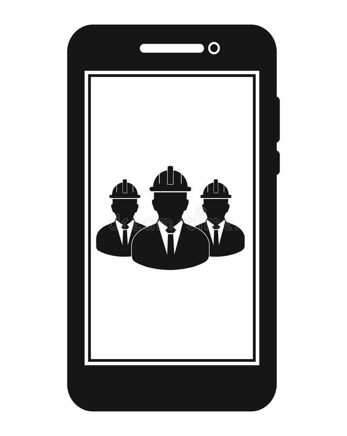 Engineering Team, Support Consultant And Click Hand Icons Set ...