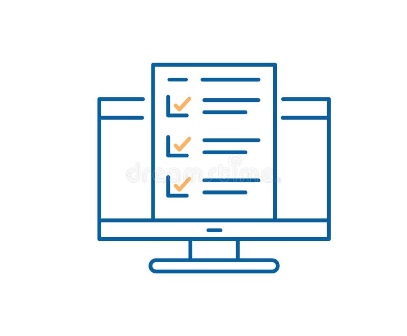 Computer Exam Icon Stock Illustrations – 11,766 Computer Exam Icon ...