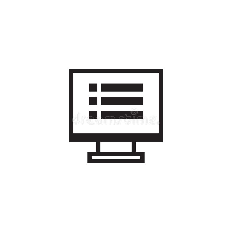 Online Exam Vector Logo Design Template Stock Vector - Illustration of ...