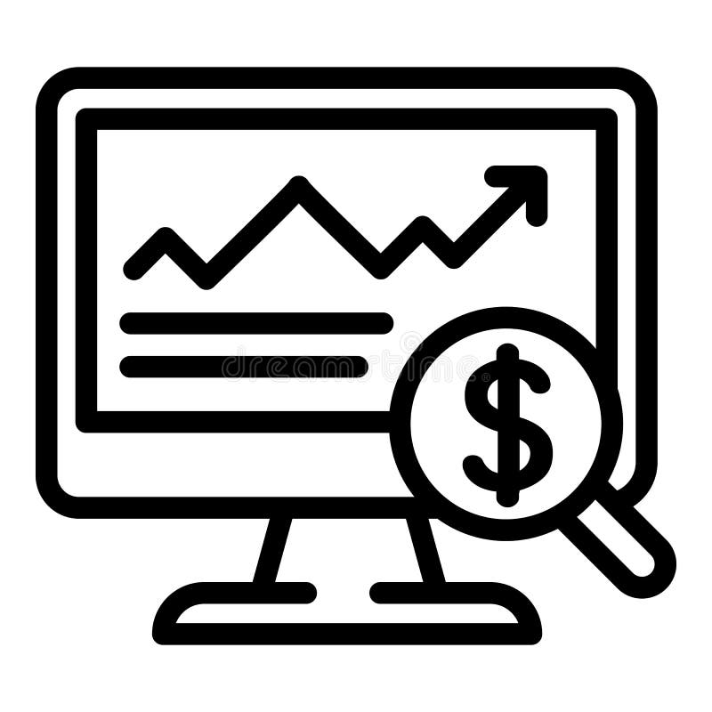 See Expense Report Icon, Outline Style Stock Vector - Illustration of ...