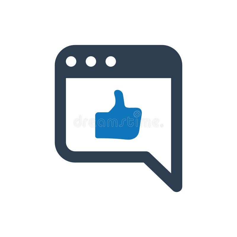 Online Feedback Icon stock vector. Illustration of message - 120274556