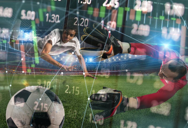 Online Football Bet and Analytics and Statistics for Soccer Game Stock ...