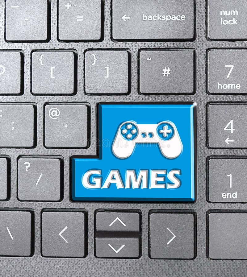 Online Games Console Unit Icon Computer Communications Typing Keyboard ...