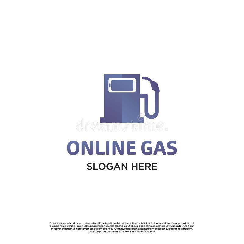 Online Gasoline Logo Design Modern Gradient, Phone Gasoline Logo ...