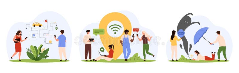 Online GPS Navigation, Pin Location and VPN Services Set in Mobile App ...