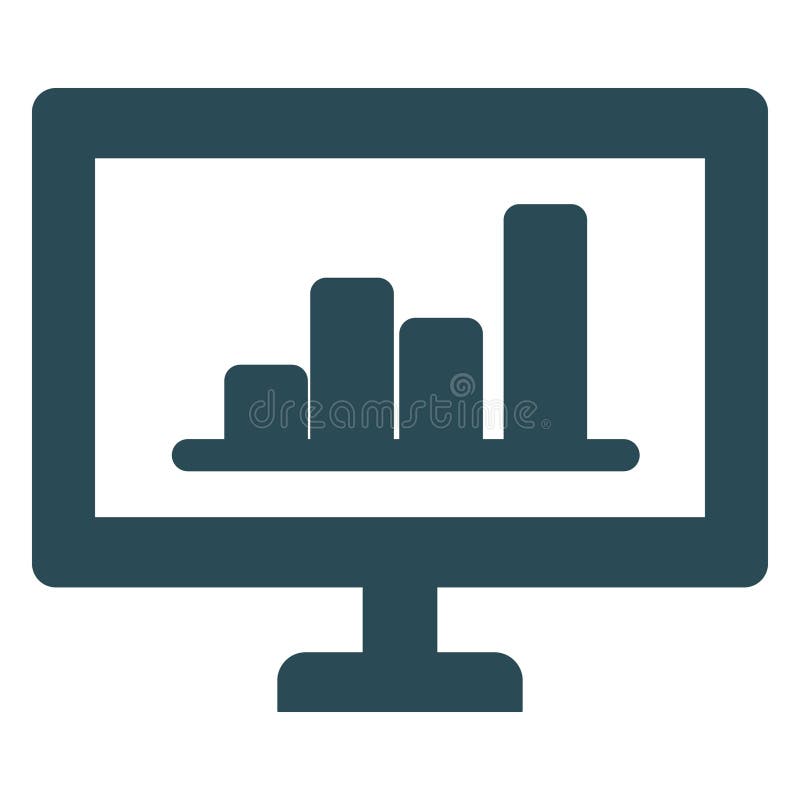 Online Graph Color Icon Isolated and Vector that Can Be Easily Modified or Edit Stock Vector ...