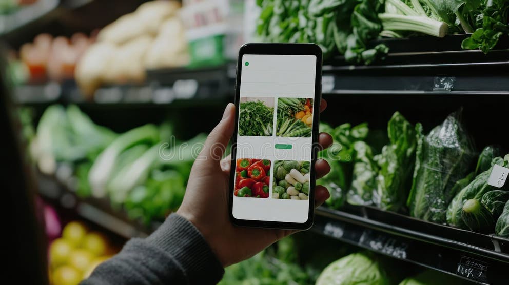 Online Grocery Ordering App Interface, Retail E Commerce, Fresh Produce ...