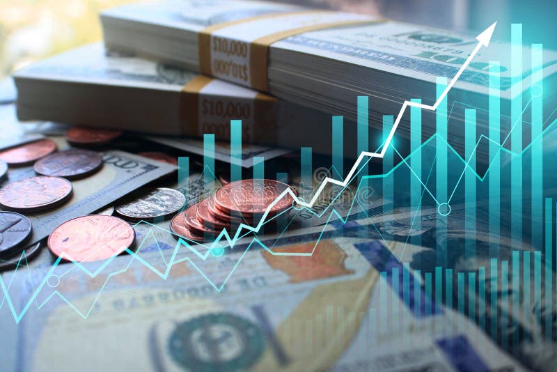 Online Income Building Up from Countless Hours of Hard Work Stock Photo ...