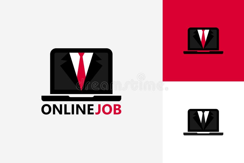 Online Job Logo Template Design Vector, Emblem, Design Concept ...