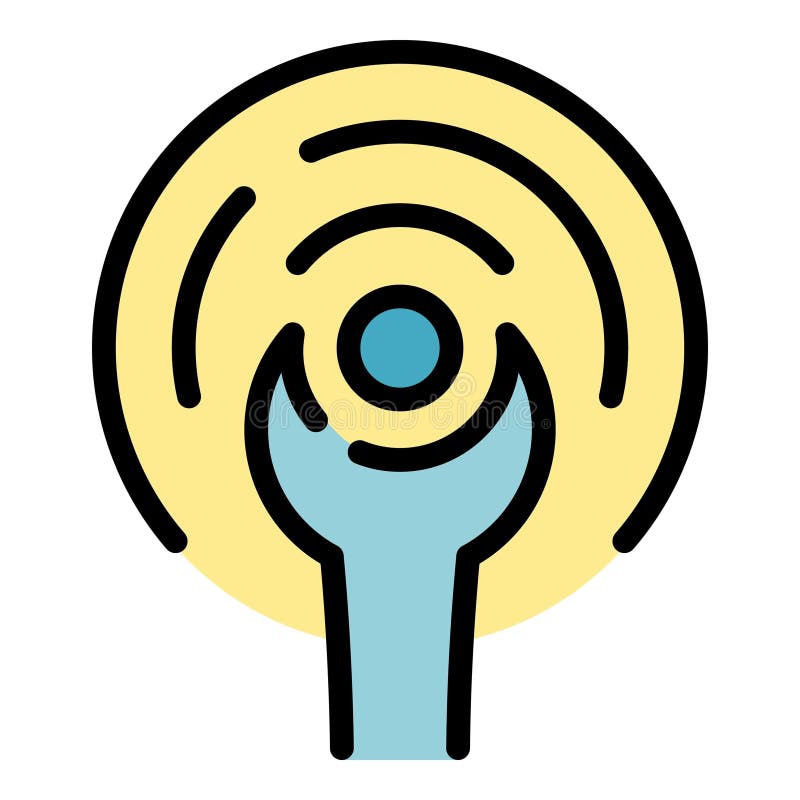 Online Key Support Icon Vector Flat Stock Vector - Illustration of ...