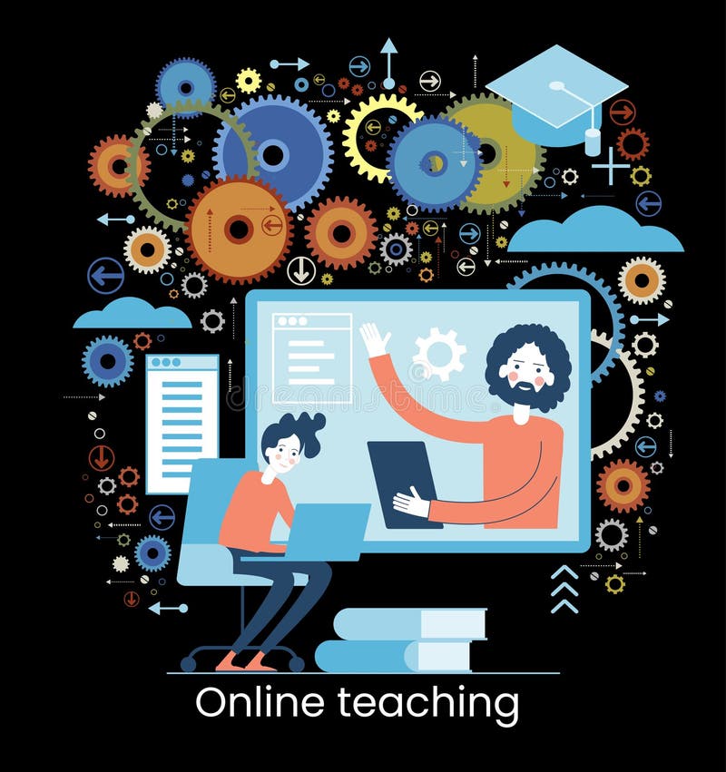 Online Learning Concept. Internet Classes. Online Learning Metaphors ...
