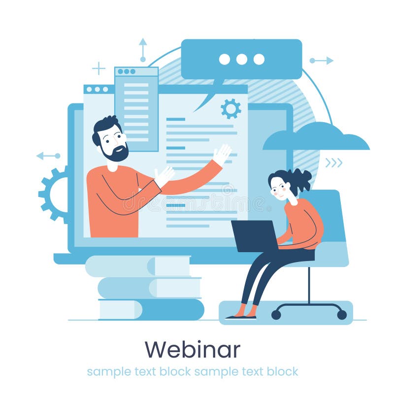 Online Learning Concept. Internet Classes. Online Learning Metaphors ...