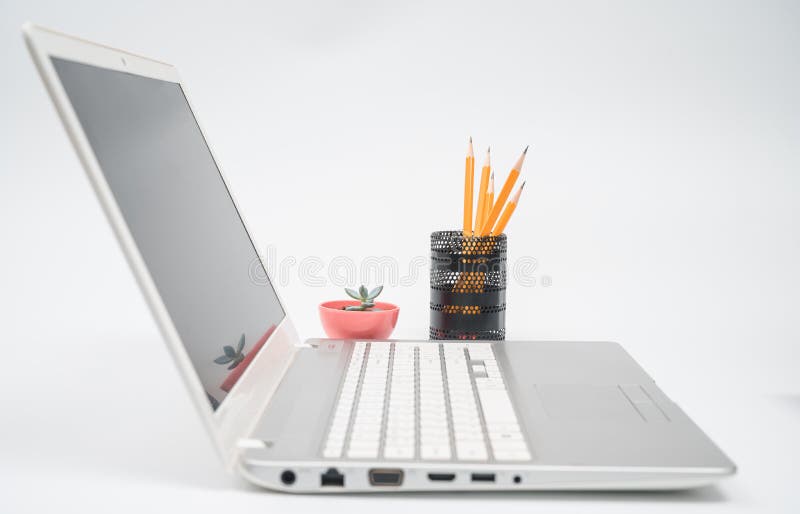 Online Learning Concept. Internet Lesson Concept Using a Laptop ...