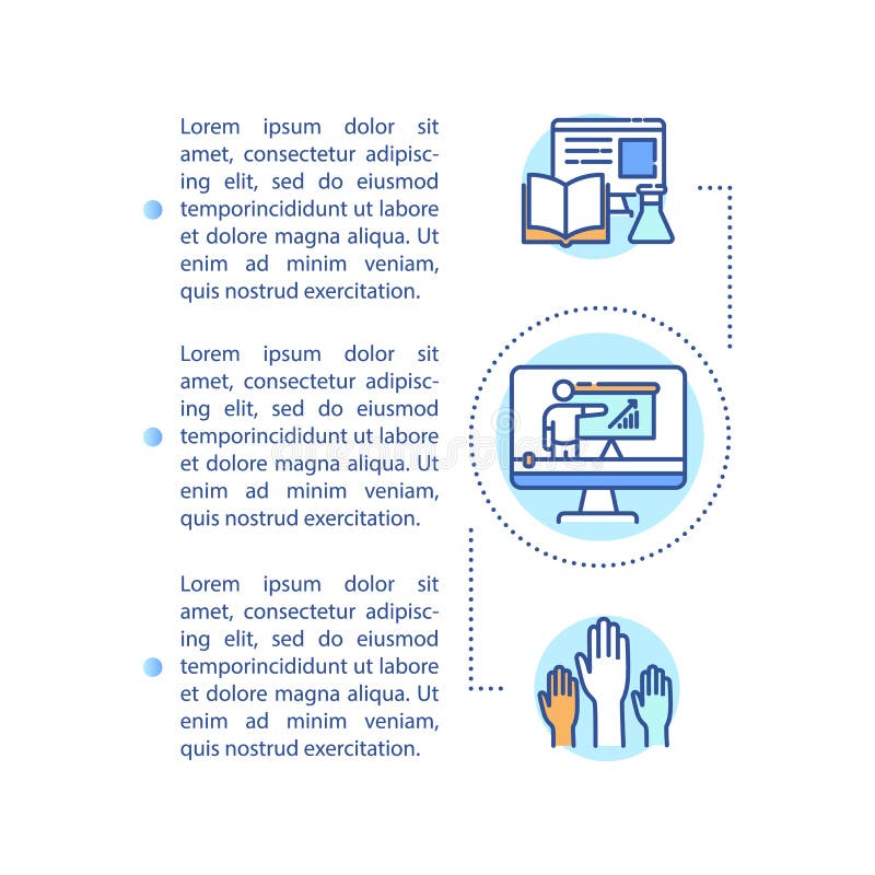 Online Learning Environment Concept Icon with Text Stock Vector ...