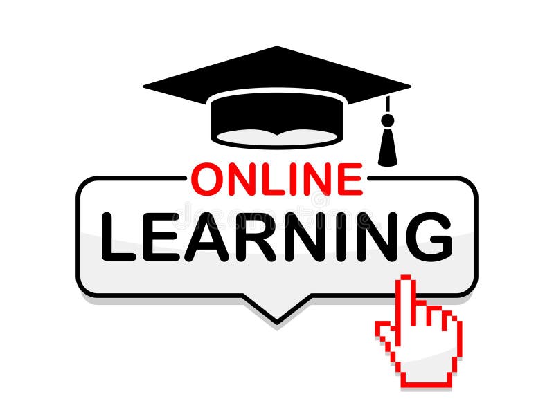 Online learning icon stock vector. Illustration of network - 180173198