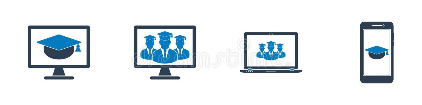 Online Learning Icon Stock Illustrations – 79,205 Online Learning Icon ...