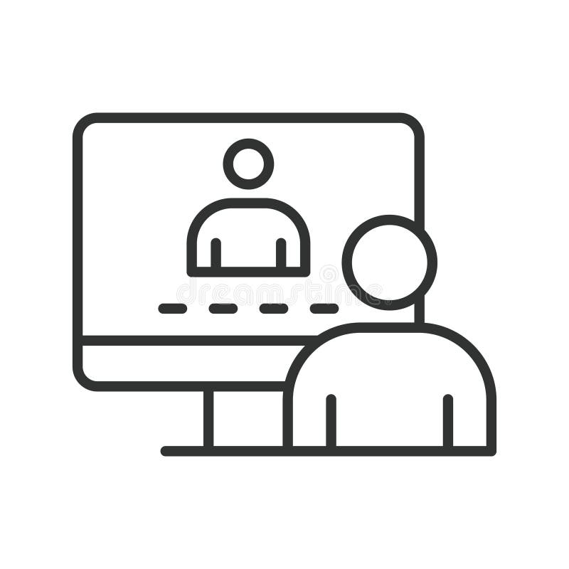 Online Learning, in Line Design. Online Learning, E-learning, Digital ...