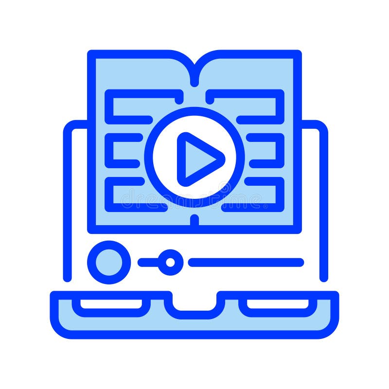 Online Learning Line Icon. Universal Creative Premium Symbol. Vector Sign Icon Logo Template ...