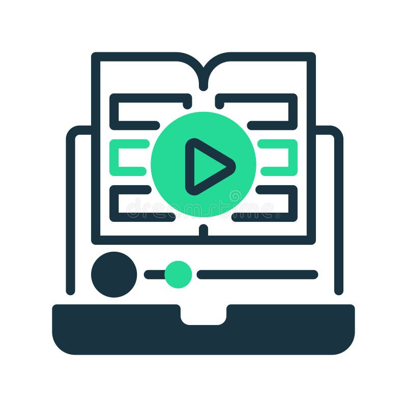 Online Learning Line Icon. Universal Creative Premium Symbol. Vector Sign Icon Logo Template ...