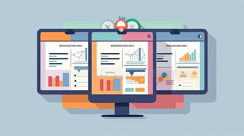 Learning Management System Interface Stock Illustrations – 3,216 ...