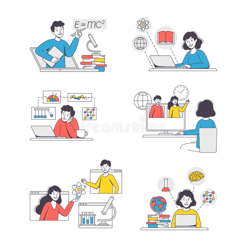 Online Learning with Student and Teacher Engaged in Virtual Classes ...