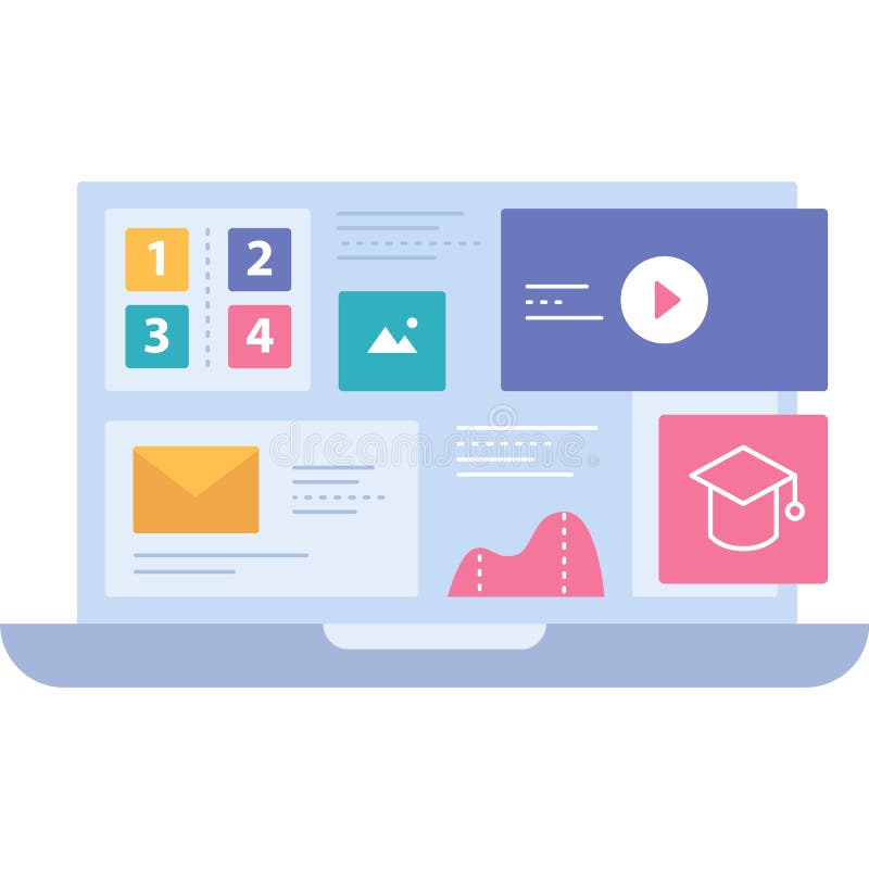 Learning Platform Icon Stock Illustrations – 1,117 Learning Platform ...