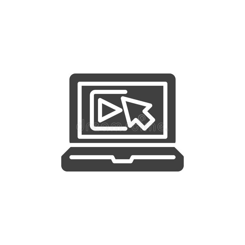 Click Play Logo Design Vector Template, Icon Play Logo Concepts Stock ...