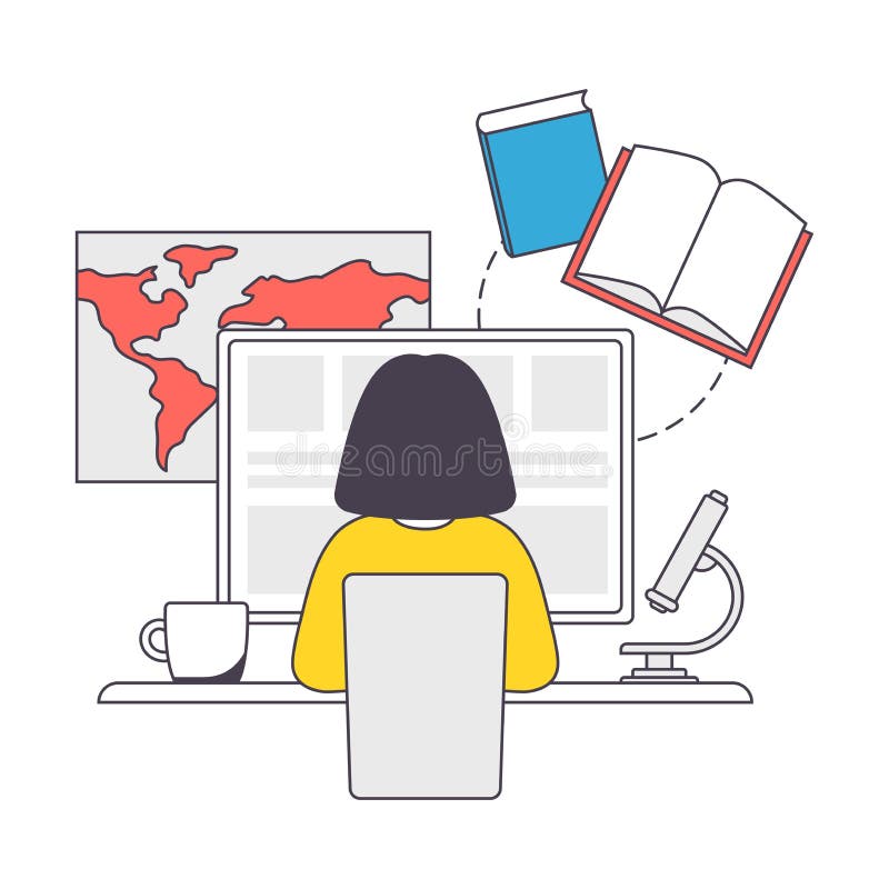 Online Learning with Woman Student Engaged in Virtual Classes Outline ...