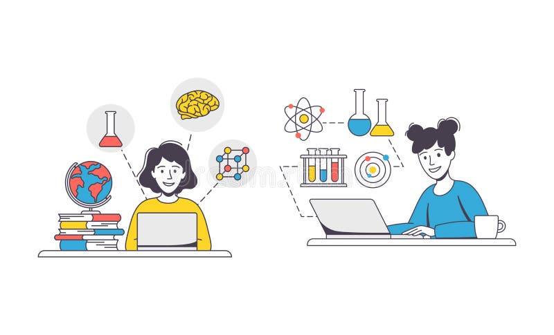 Online Learning with Woman Student Engaged in Virtual Classes Outline ...