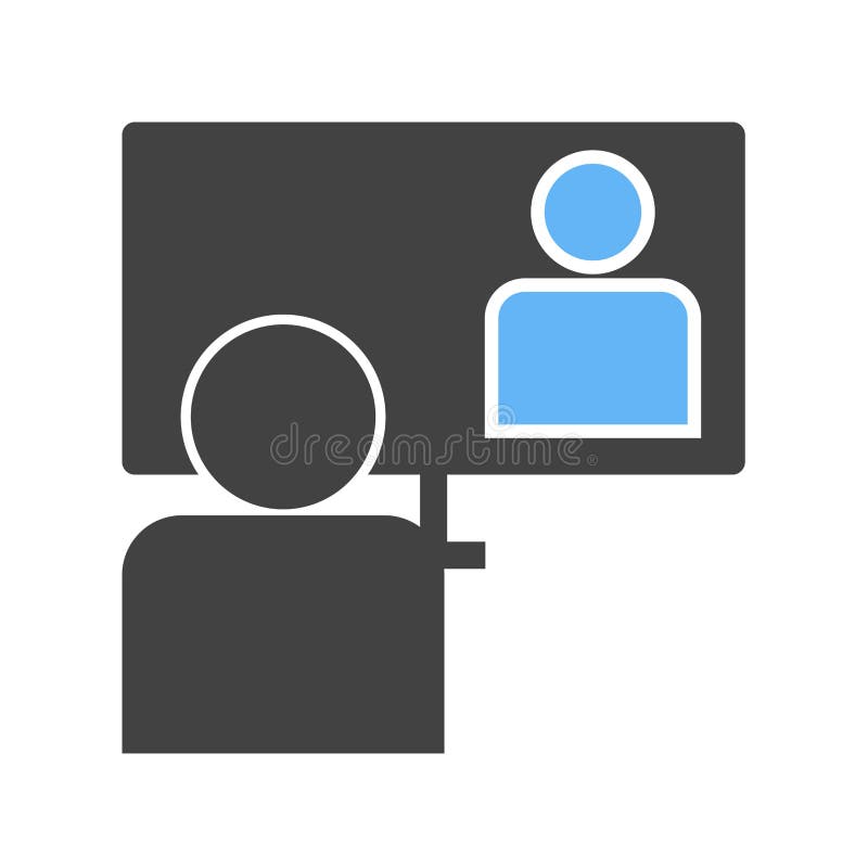 Online Lecture stock vector. Illustration of technology - 78906716