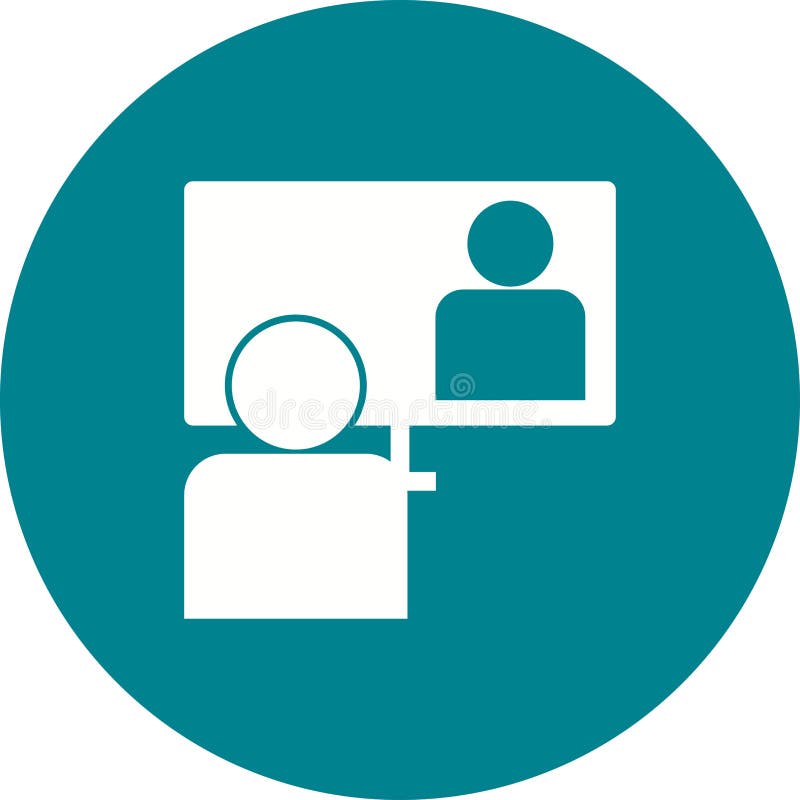 Online Lecture stock vector. Illustration of webinar - 79140074