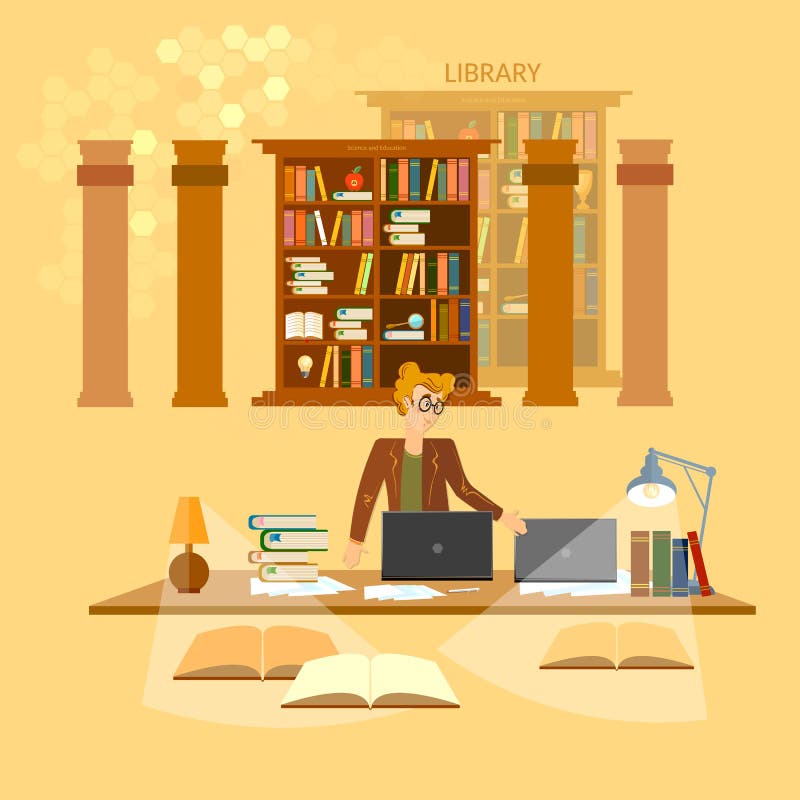 Librarian Stock Illustrations – 2,975 Librarian Stock Illustrations ...