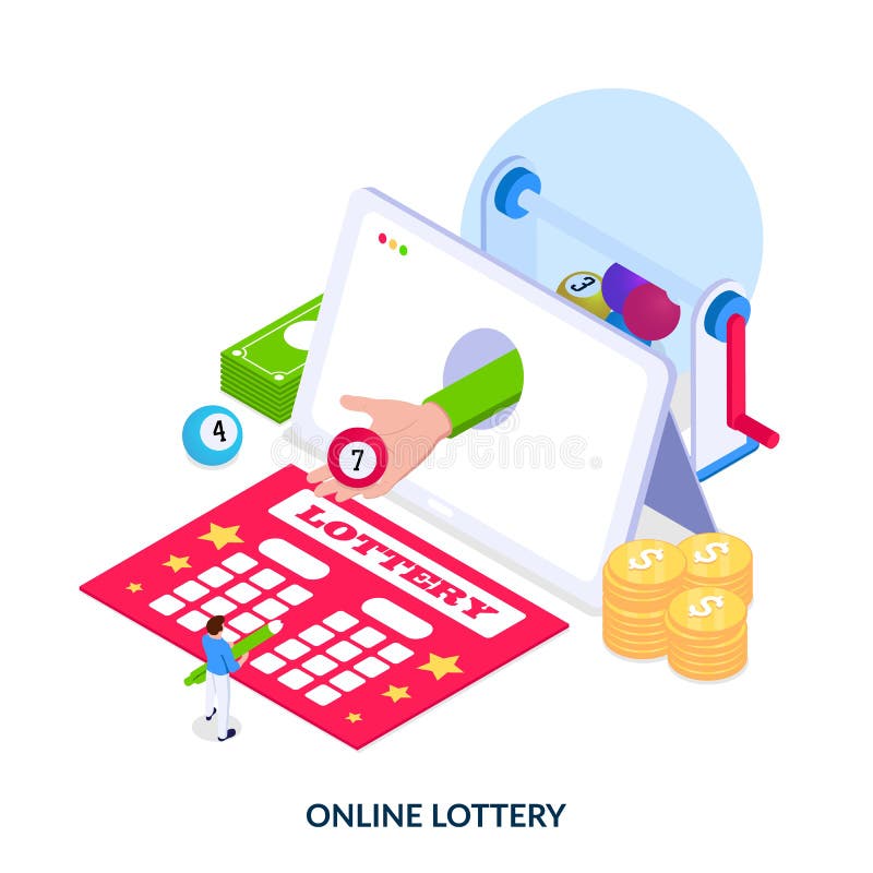 Lottery concept. stock illustration. Illustration of lotto - 38750839