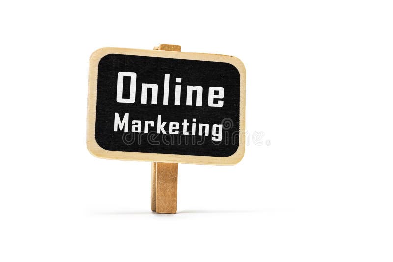 Online marketing signpost stock photo. Image of white - 175307270